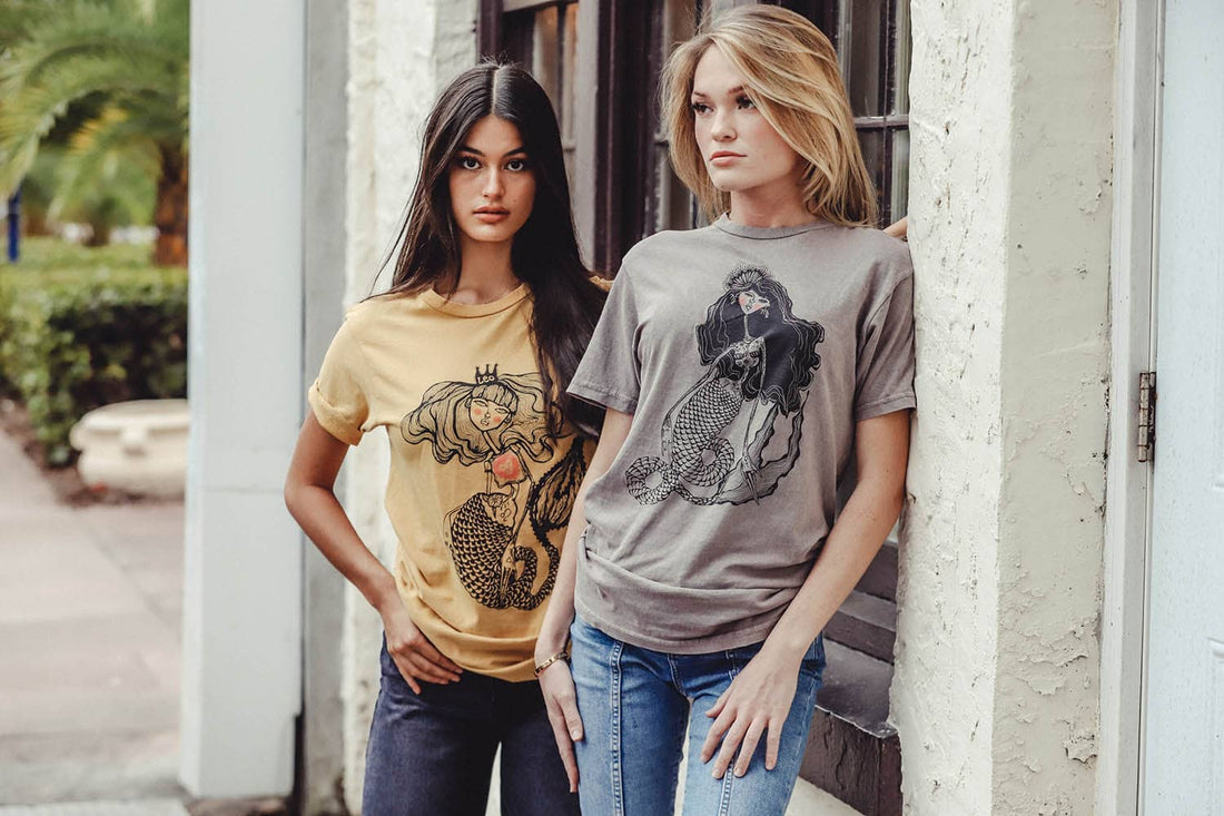MIGDALIA - Sugar Skull and Mermaid Art and Graphic Tees