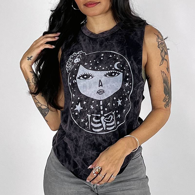 MIGDALIA - Sugar Skull and Mermaid Art and Graphic Tees