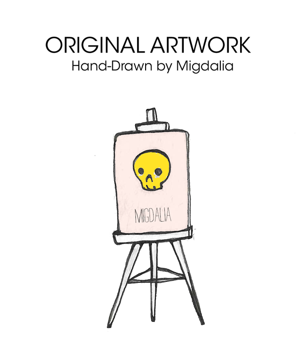 MIGDALIA - Sugar Skull and Mermaid Art and Graphic Tees